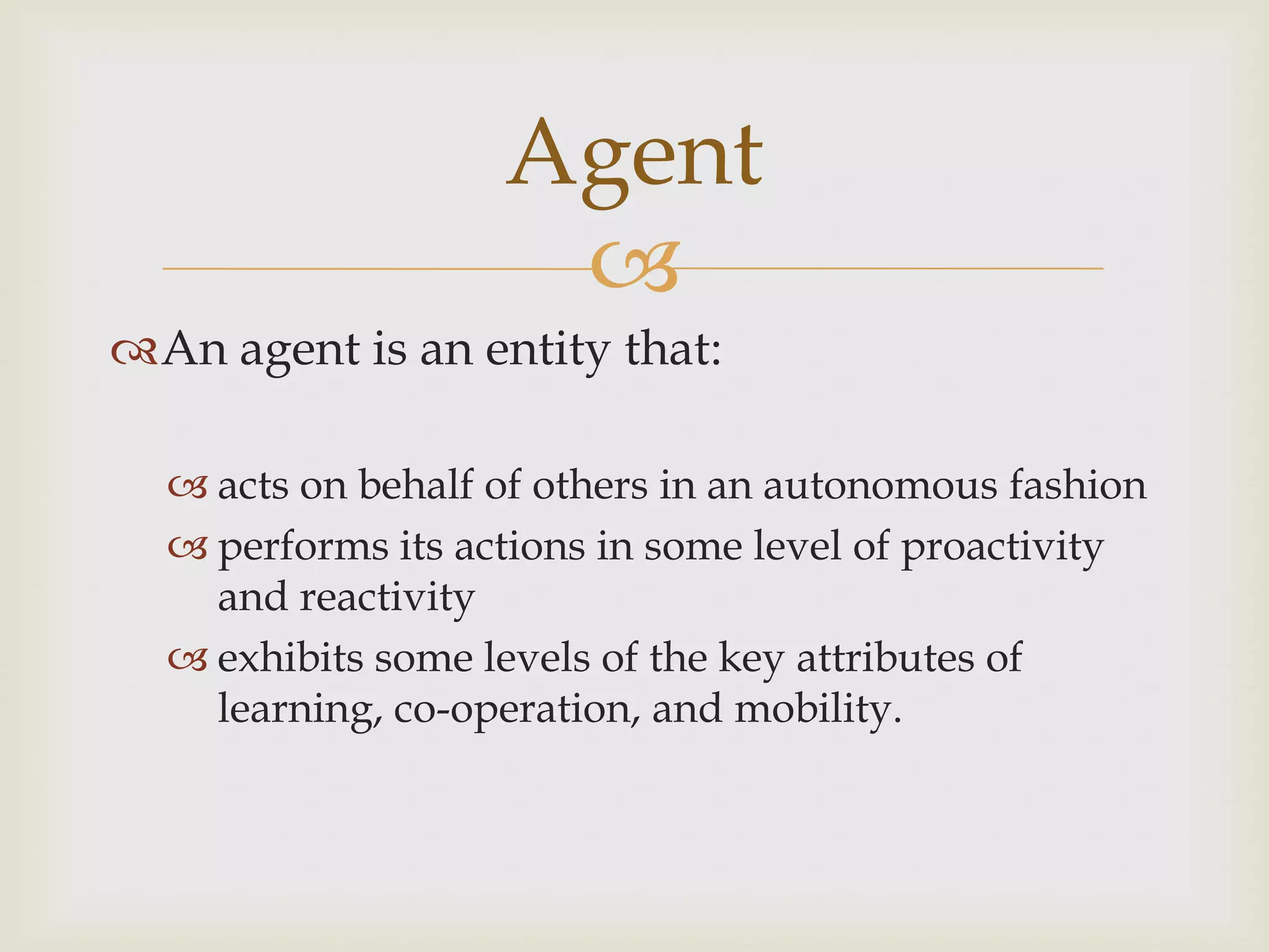 Software agents | PPTX