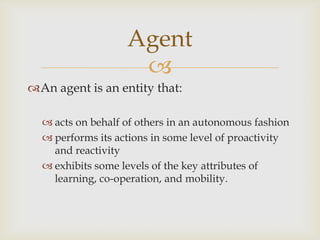 Software agents | PPTX