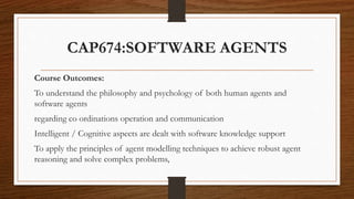 Software agents | PPTX