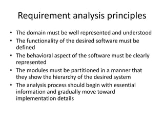 Software analysis and it's principles | PPTX