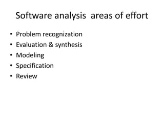 Software analysis and it's principles | PPTX