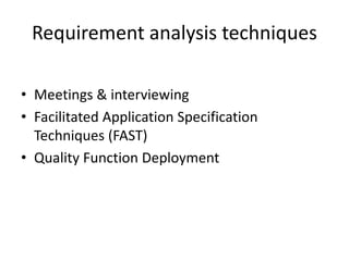 Software analysis and it's principles | PPTX