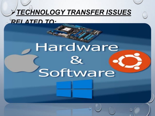 Software and hardware issues related to technology | PPT