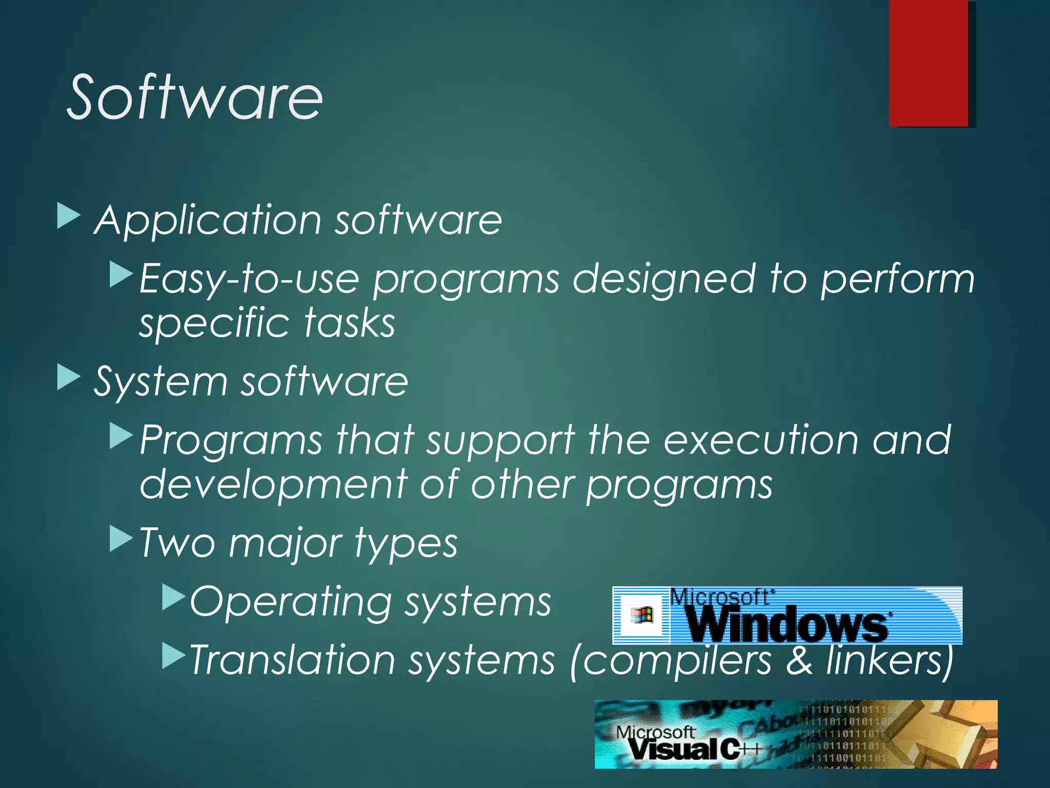 Software and hardware presentation | PPT