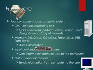 Software and hardware presentation | PPT | Operating Systems | Computer ...
