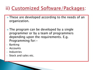 Software and its types | PPTX