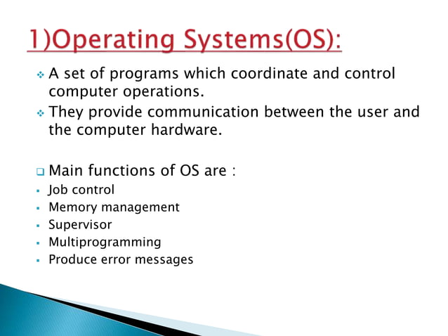 Software and its types | PPTX | Computer Software and Applications | Computing