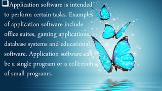 Software and its types | PPTX | Computer Software and Applications ...
