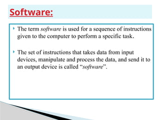 Software and its Types use of software types | PPT