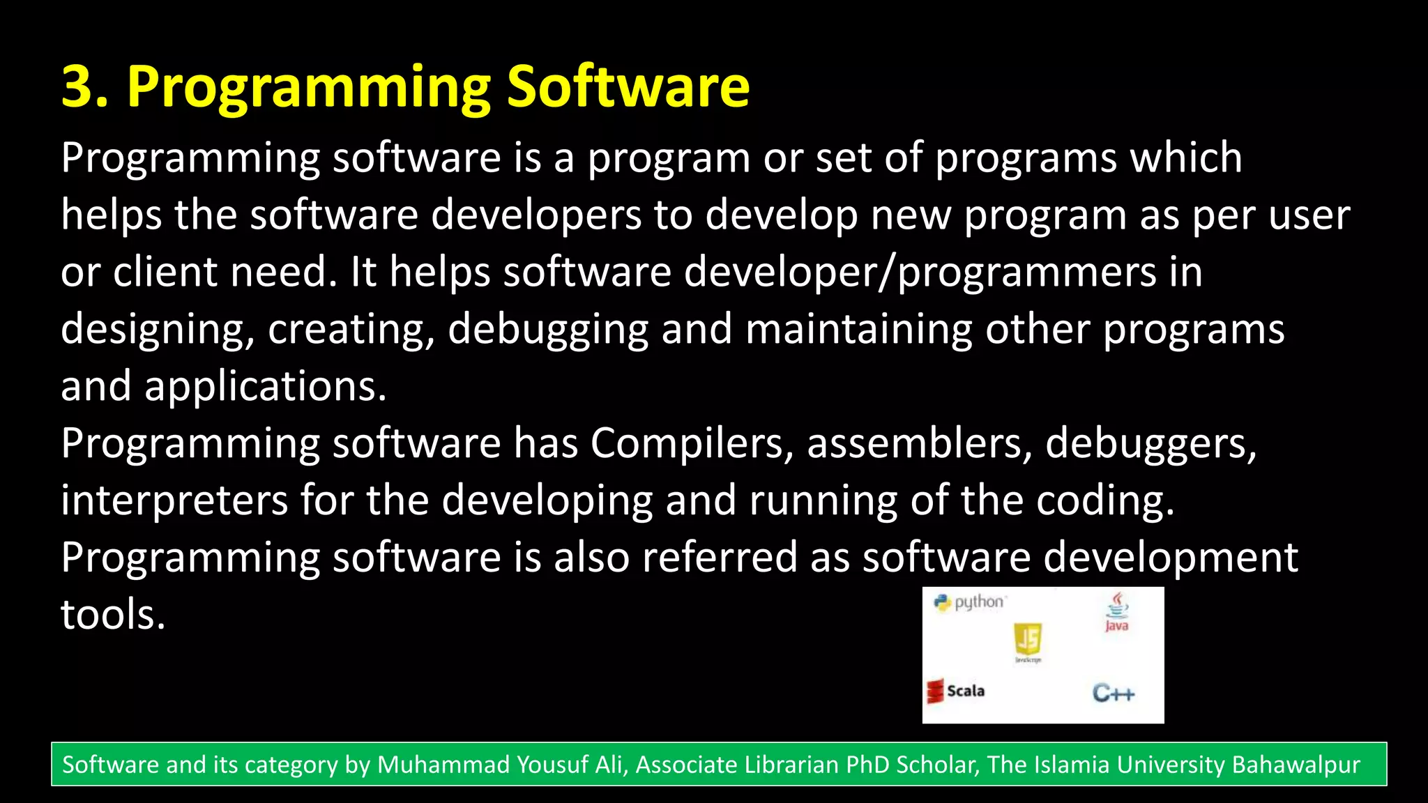Software and its Types | PPTX