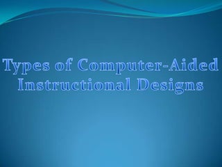 Software and web based instructional materials | PPT
