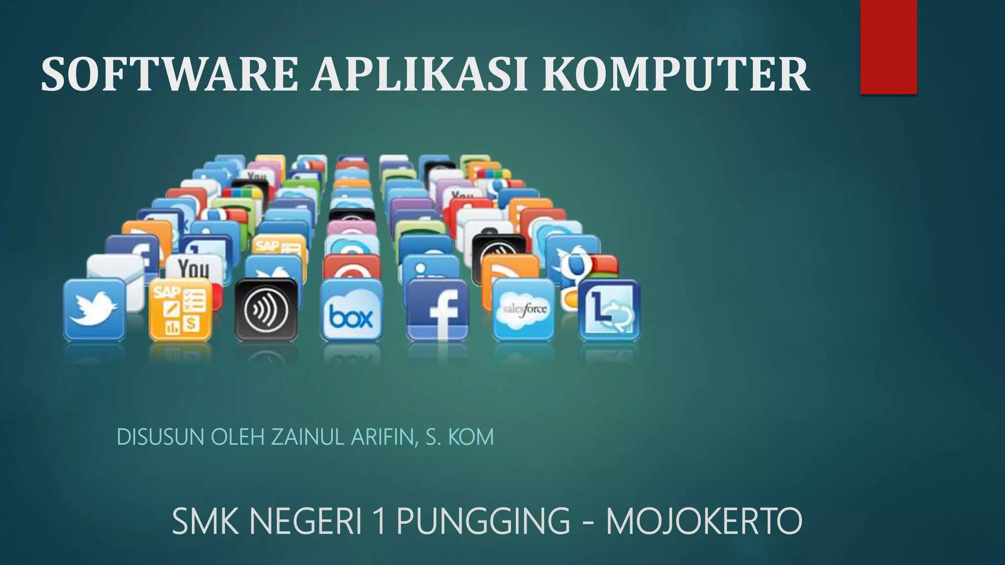 Software aplikasi komputer | PPT