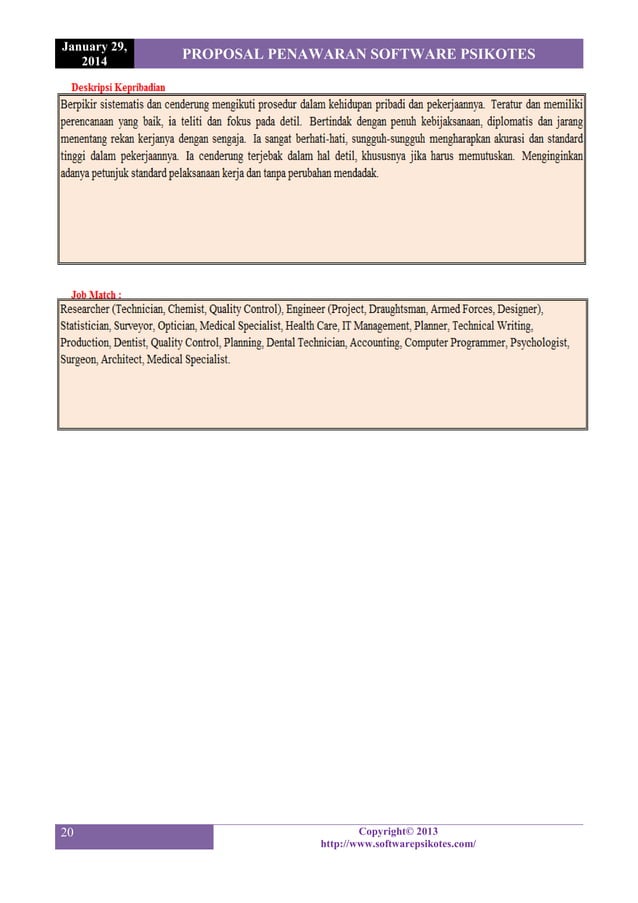 Software Aplikasi Psikotes | PDF