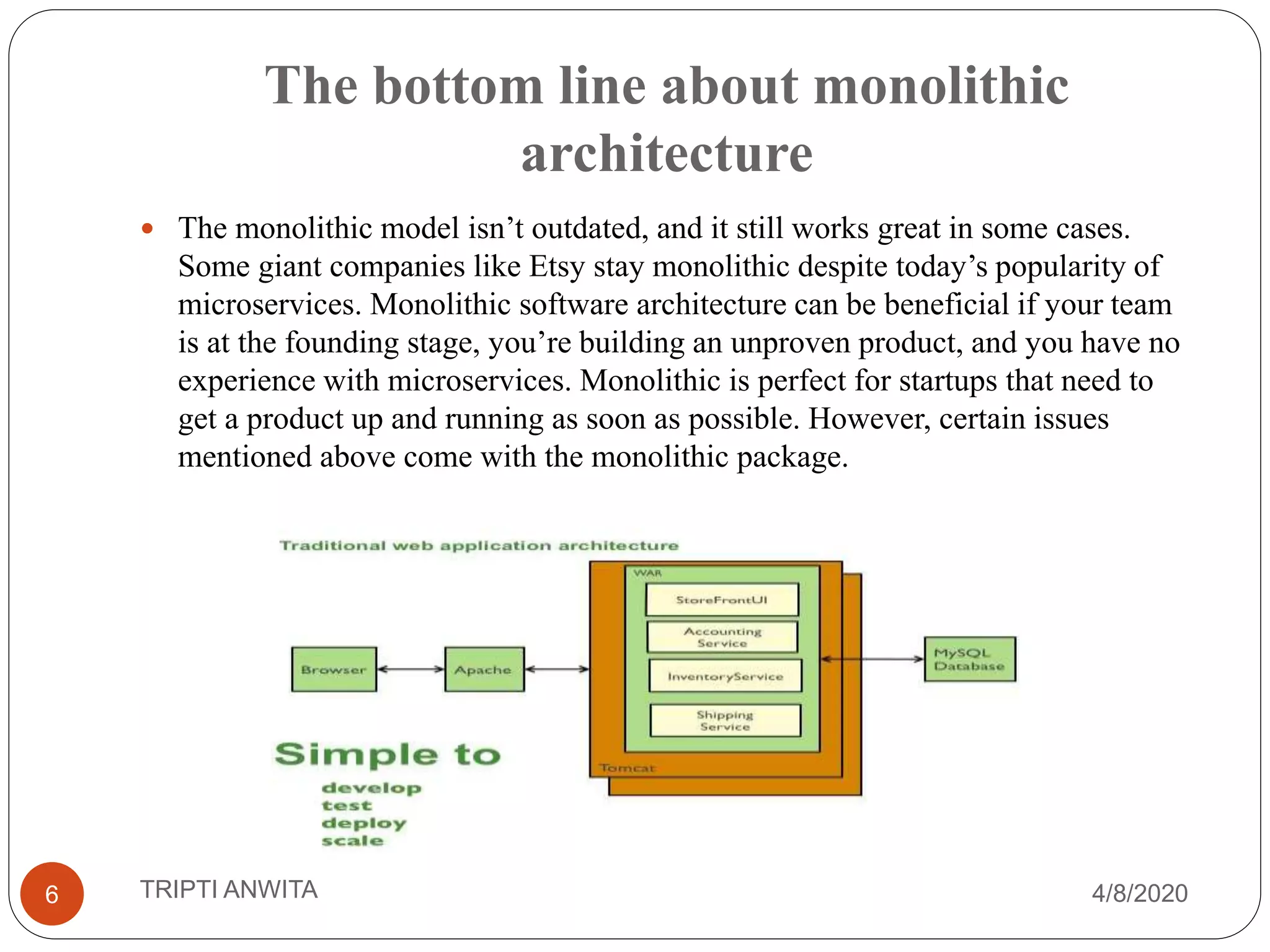 Software application architecture | PPTX