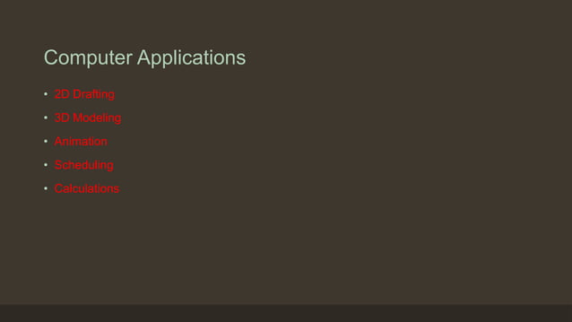 Software And Computer Applications for civil engineering | PPTX ...