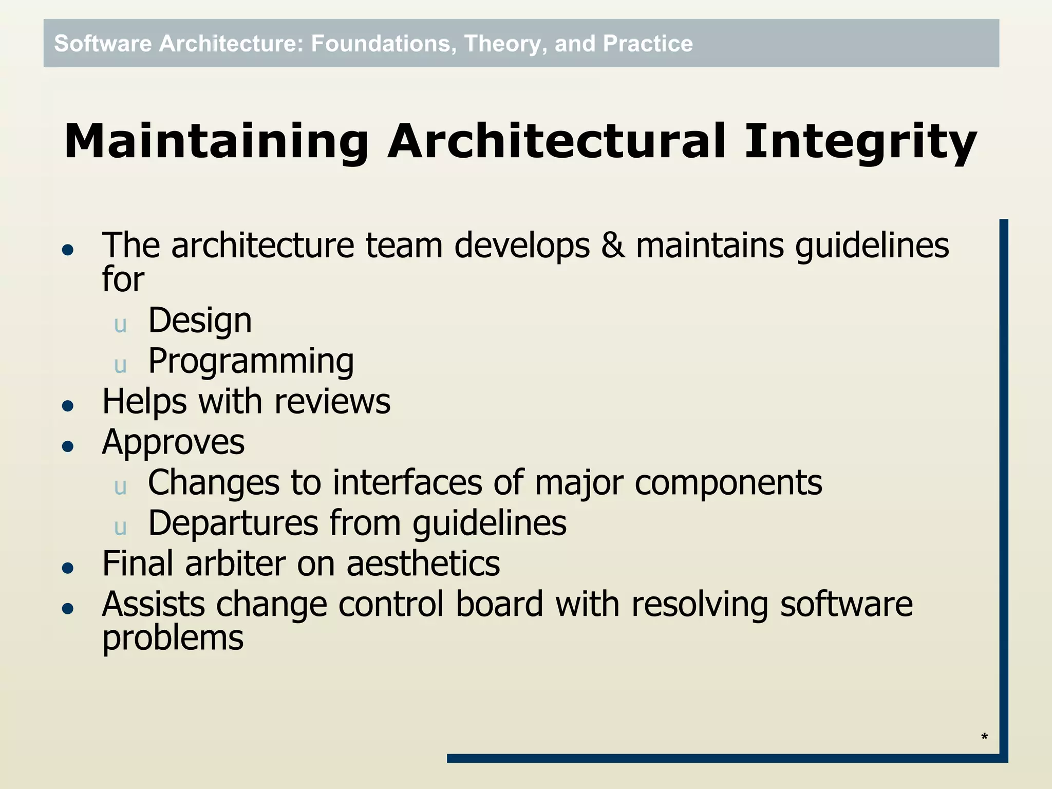 Software architect - roles & responsabilities | PPT