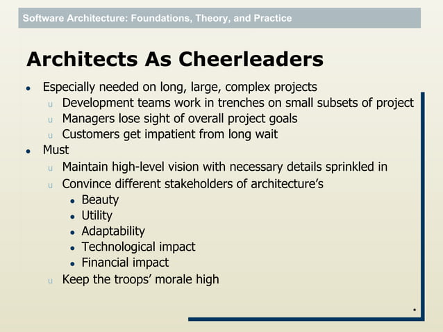 Software architect - roles & responsabilities | PPT