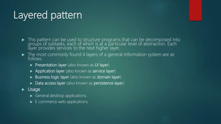 Software architectural patterns - A Quick Understanding Guide | PPTX