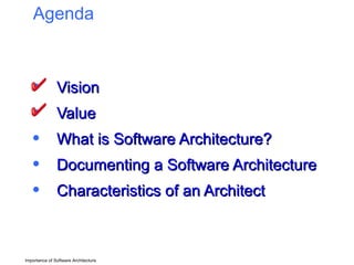 Importance of Software architecture | PPT