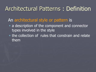 Software architecture | PPT