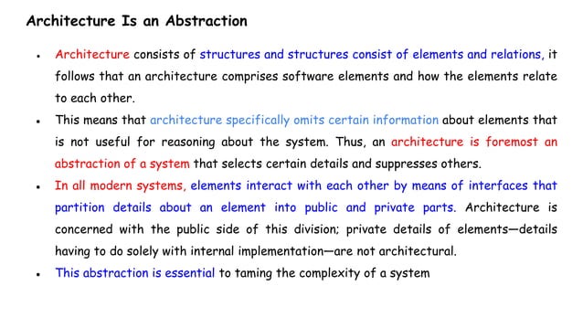 Software architecture by Dr.C.R.Dhivyaa, Assistant Professor,Kongu ...