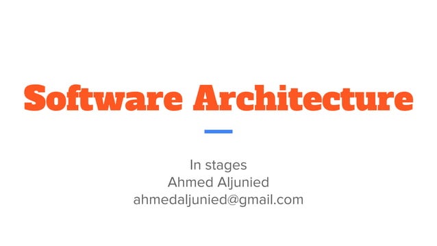 The Evolution of Software for a Startup | PPT