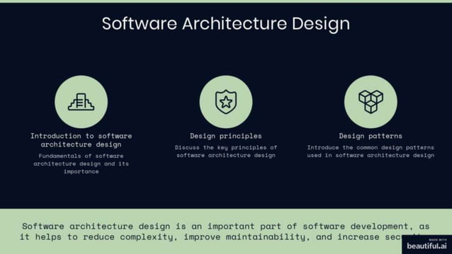 Software Architecture Design | PPT