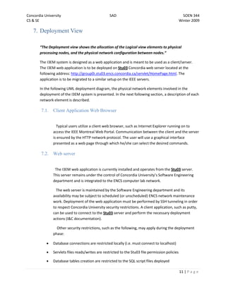 Software Architecture Document Final | PDF | Databases | Computer ...