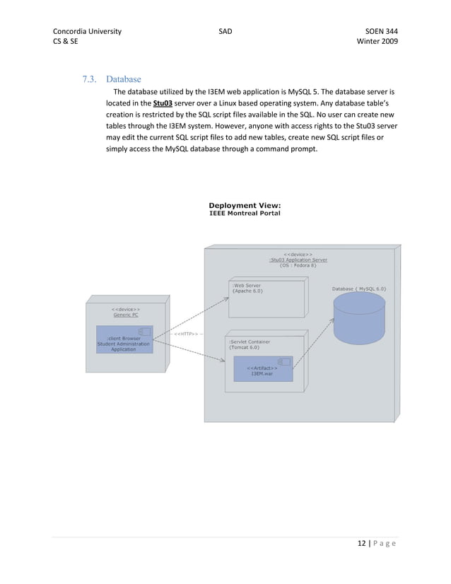 Software Architecture Document Final | PDF | Databases | Computer Software and Applications