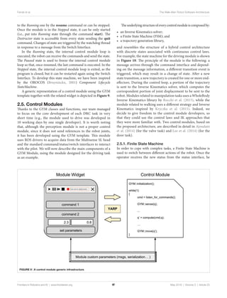 Software architecture for humanoid robots | PDF