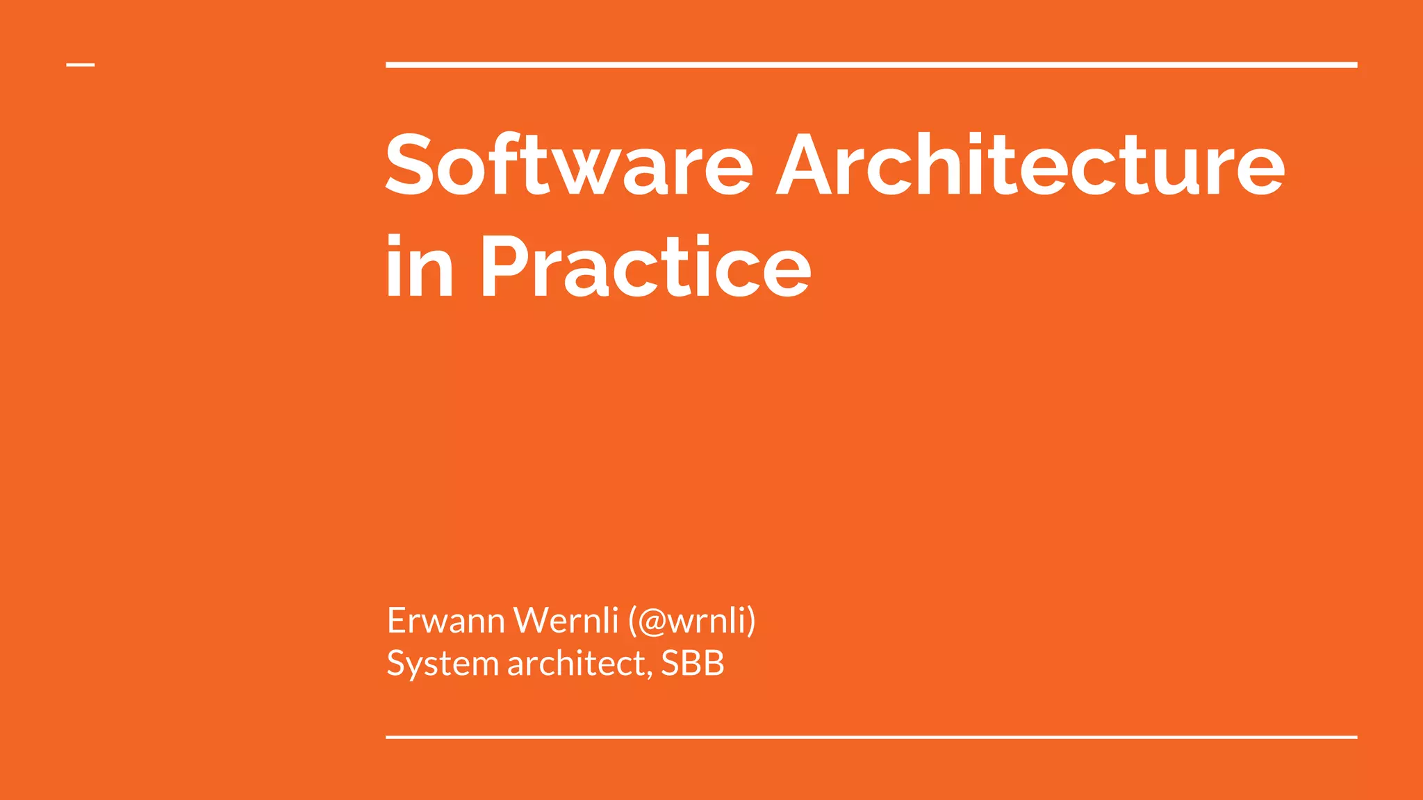 Software architecture in practice | PPTX