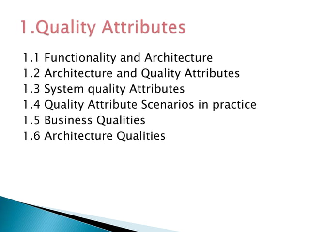 Softwarearchitecture in practice unit1 2 | PPT