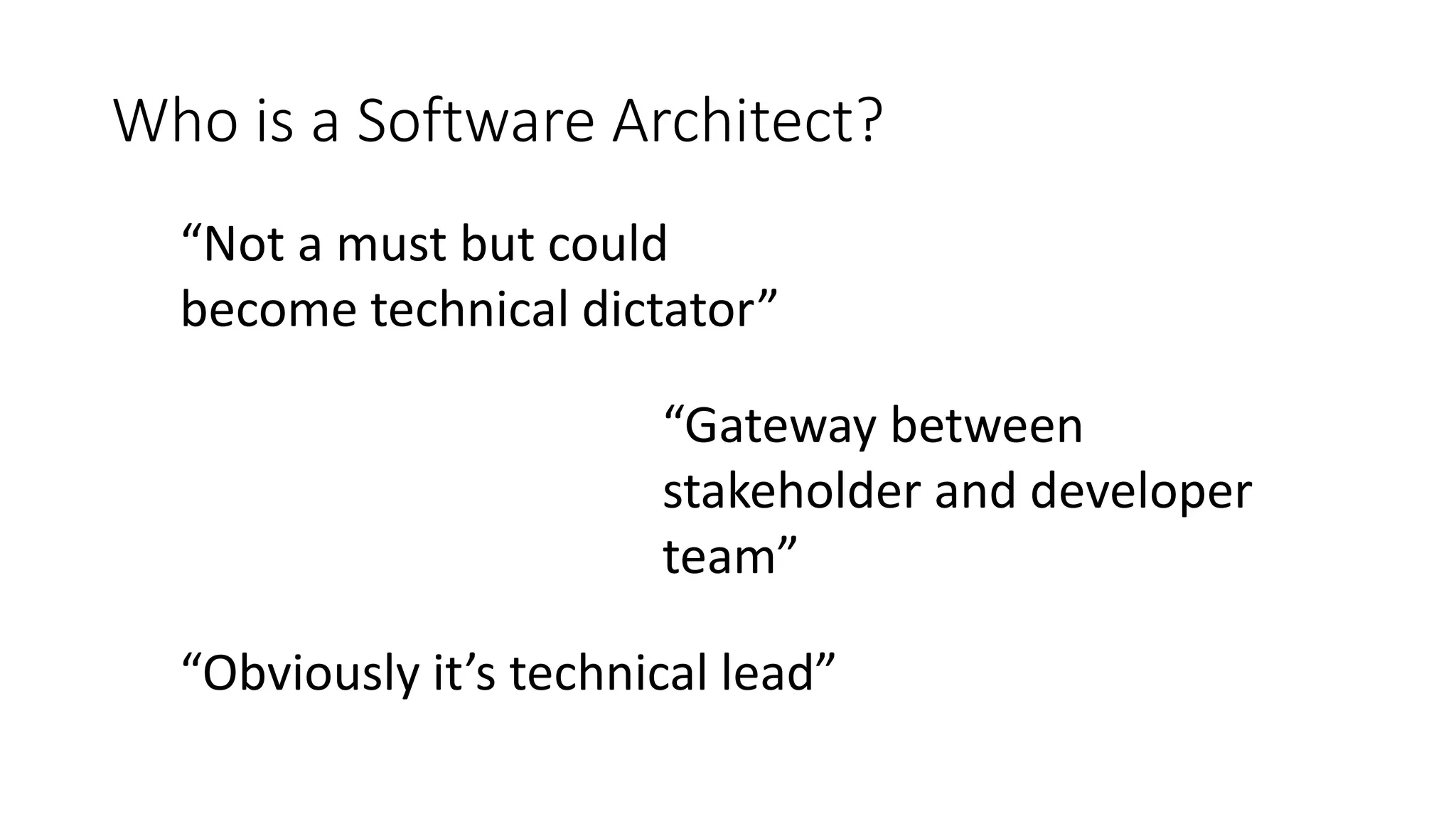 Software Architecture Introduction | PPTX