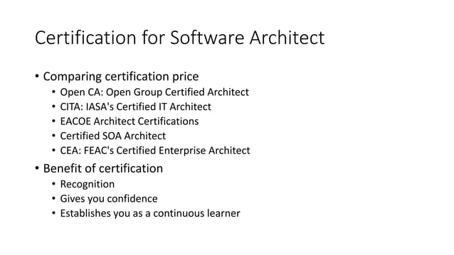 Software Architecture Introduction | PPT
