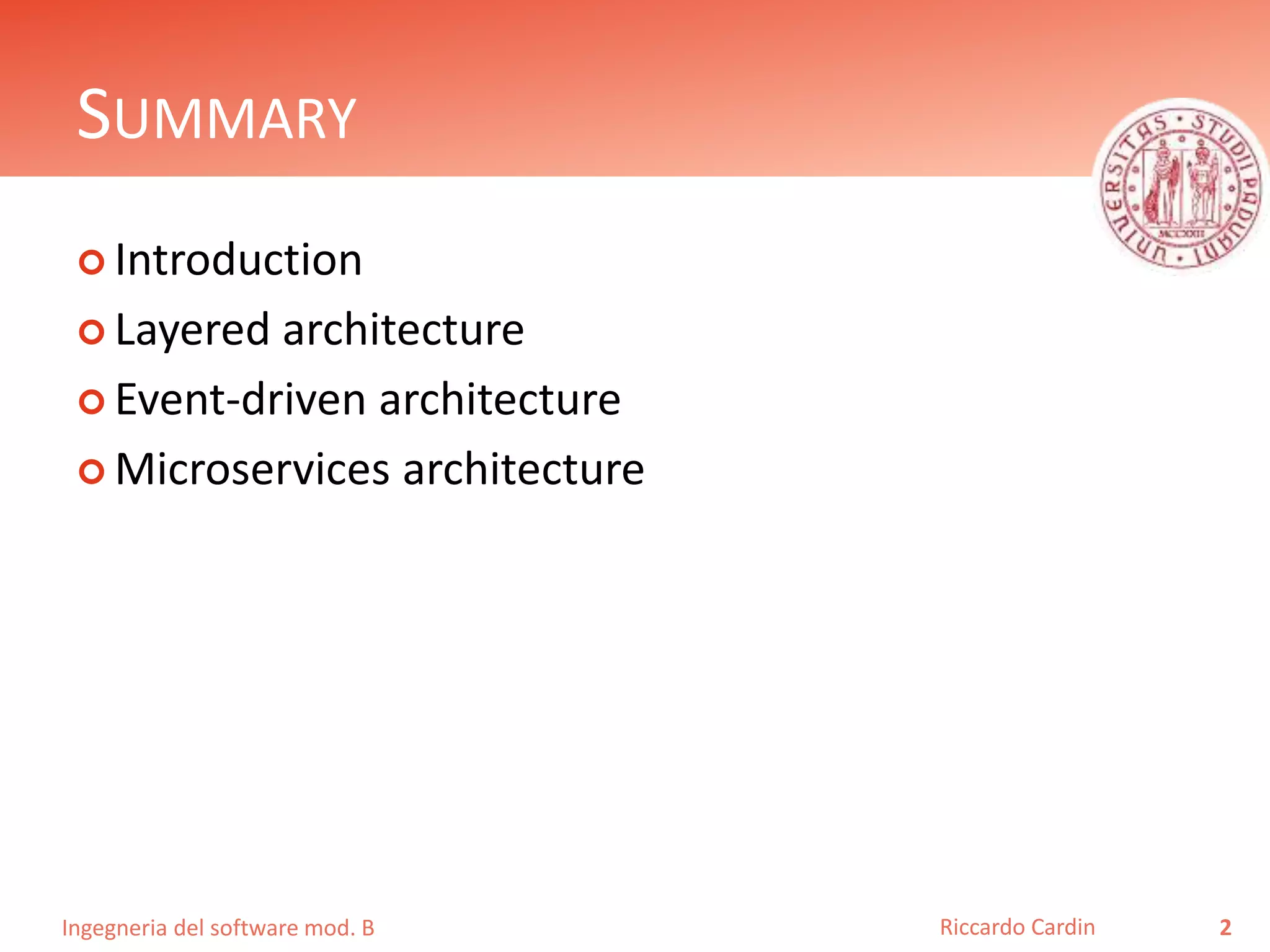 Software architecture patterns | PPTX