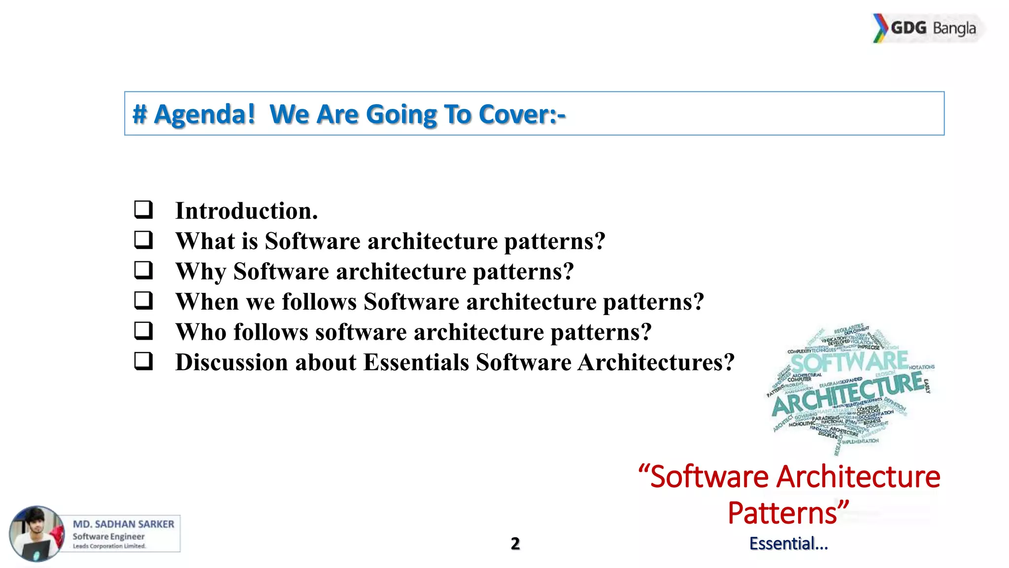 Software Architecture Patterns Ppt