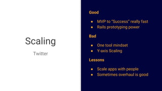Software architecture, Patterns for Scale | PPT