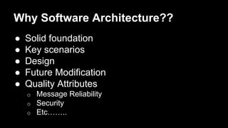 Software architectures | PPTX