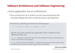 An introduction to software architectures | PDF