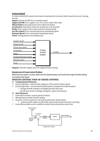 Architectural Styles and Case Studies, Software architecture ,unit–2 | DOCX