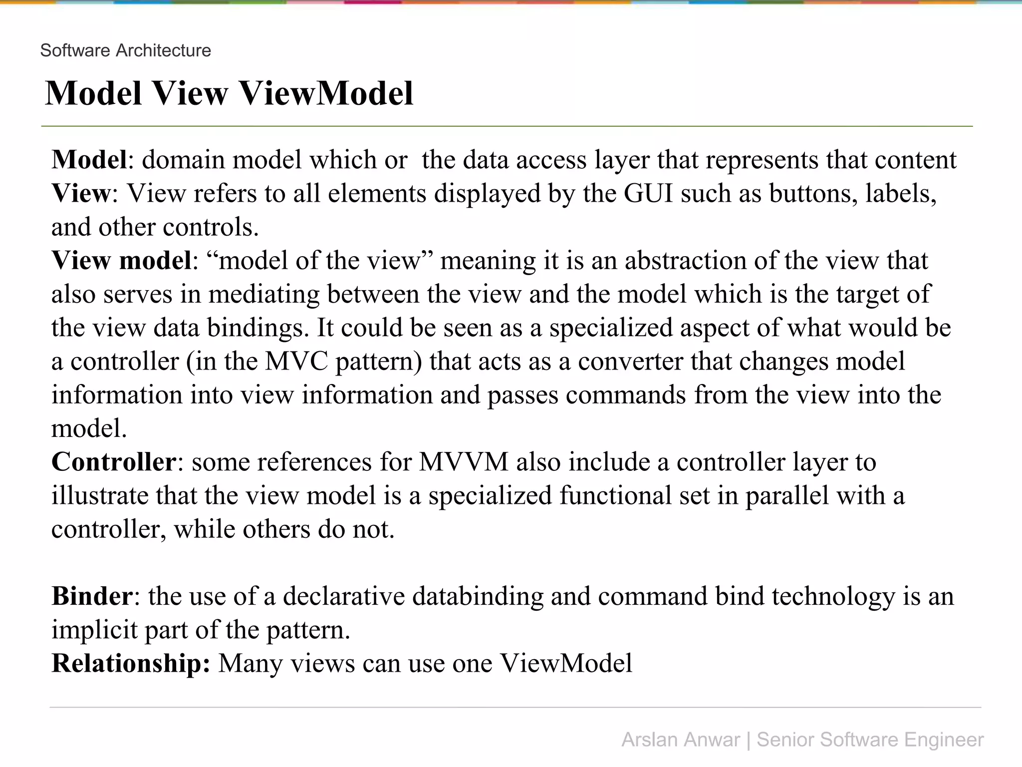 Software Architecture vs design | PPTX