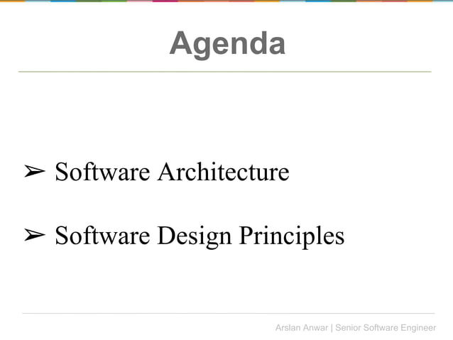 Software Architecture vs design | PPTX | Operating Systems | Computer Software and Applications