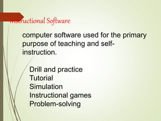 Software as an educational resource | PPT