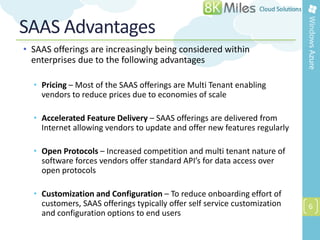 Building SaaS products with Windows Azure | PDF
