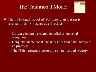 Software As A Service (SaaS) | PPT