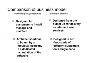 Software as a service, software engineering | PPT