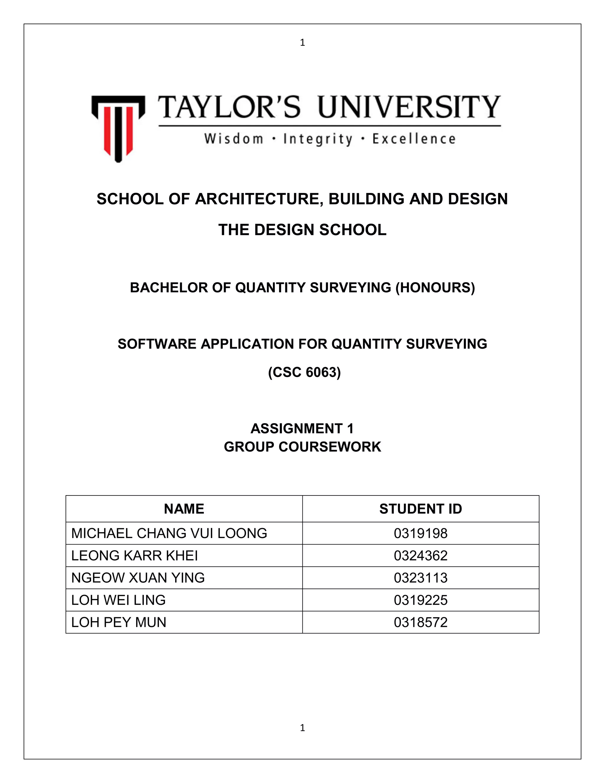 Software assignment 1 | PDF