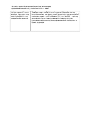 Software audit form blank(1) | PDF