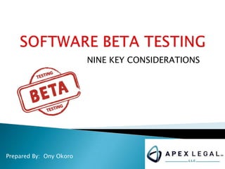 Software Beta Testing | PPT
