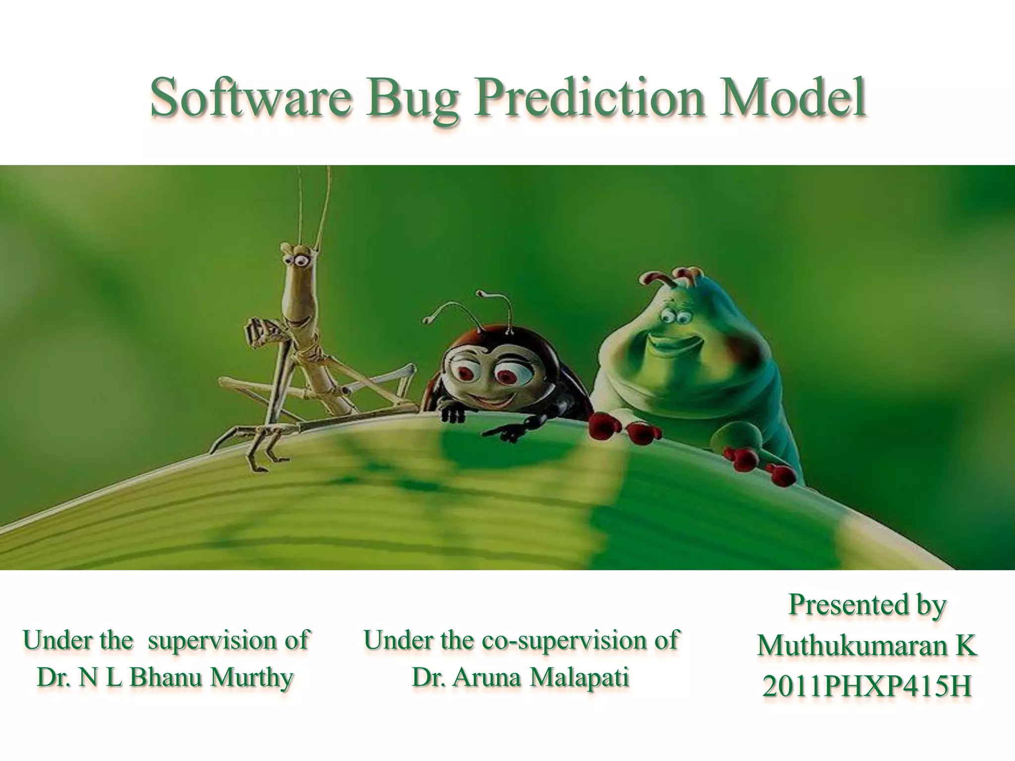 Software Bug Prediction Pdf Web Development Internet